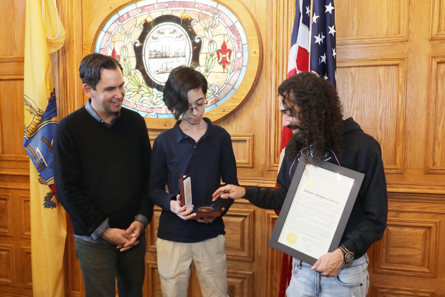 Carnegie Medal presentation to Anthony Stephen Capuano