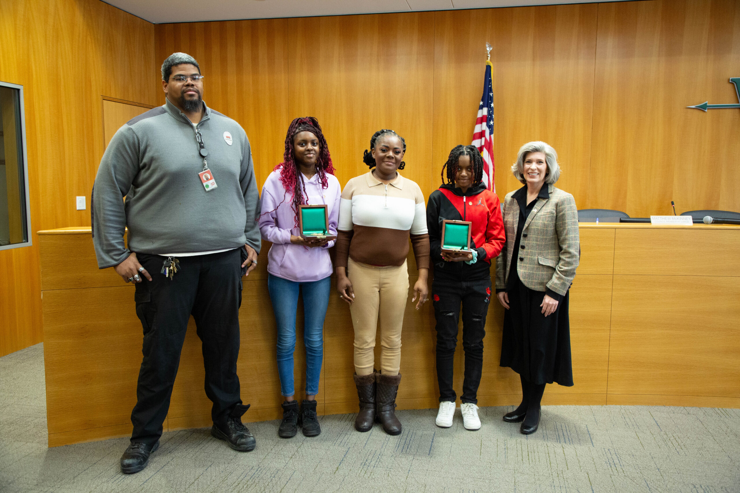 Carnegie Medal presentation to JaCora Morris and Jasmine Lashale Morris ...